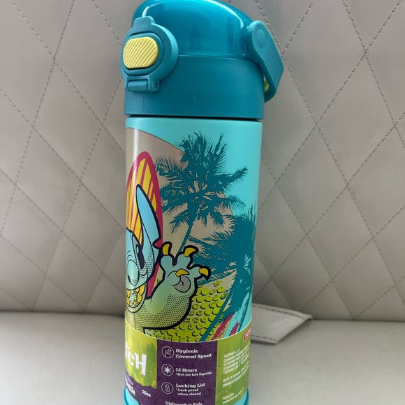 Thermos | Dining | 6oz Funtainer Water Bottle Disney Stitch | Poshmark